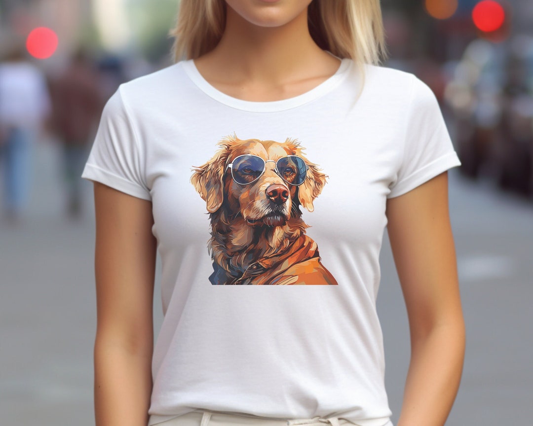 Golden Retriever Street Style Shirt Trendy Golden Retriever - Etsy