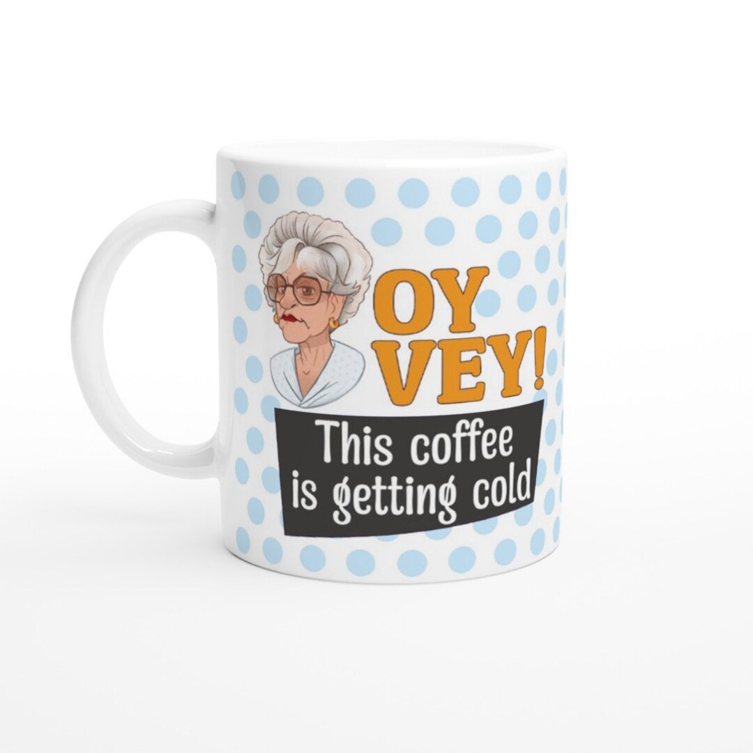 Oy Vey Coffee Mug: Funny Yiddish Jewish Gift - Etsy