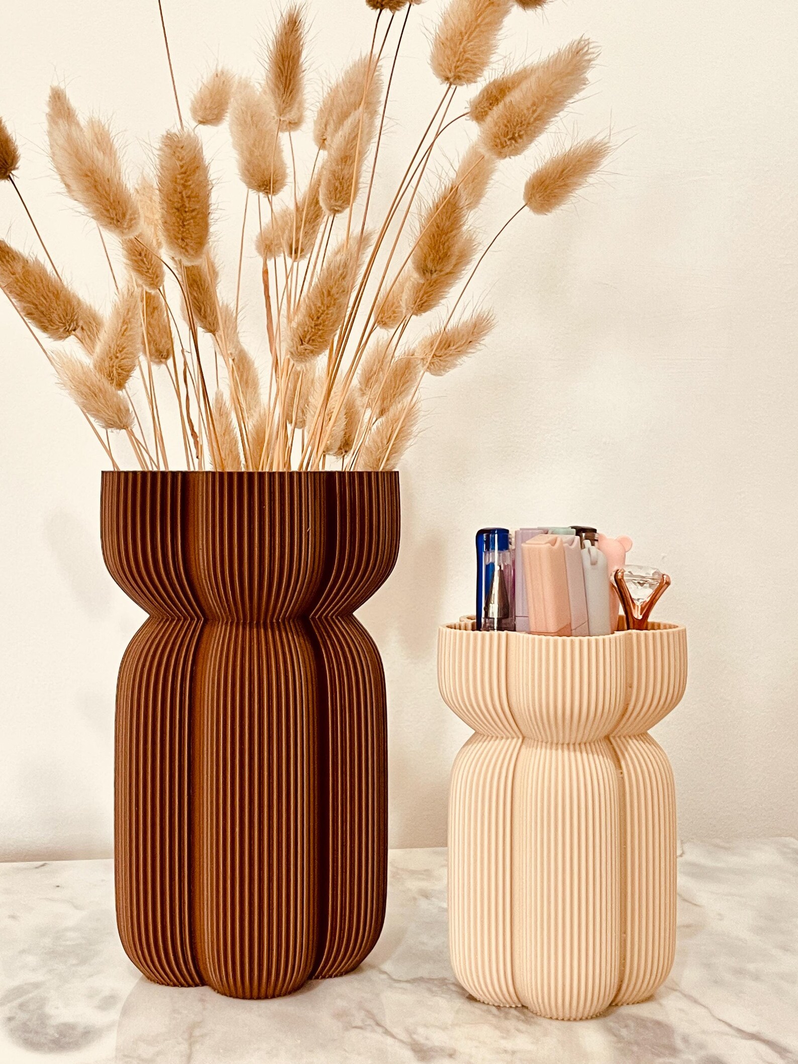3D Printed Caribe Vase | Eco-friendly PLA Filament Decor - Etsy
