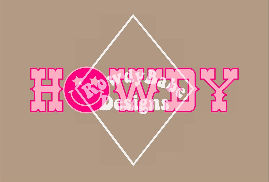 Howdy Smiley PNG, Sublimation Design Download, Trendy Png, Digital ...