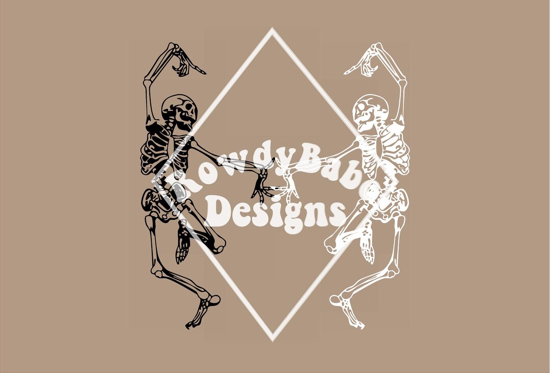 Dancing Skeletons Png Sublimation Design Download Trendy Png