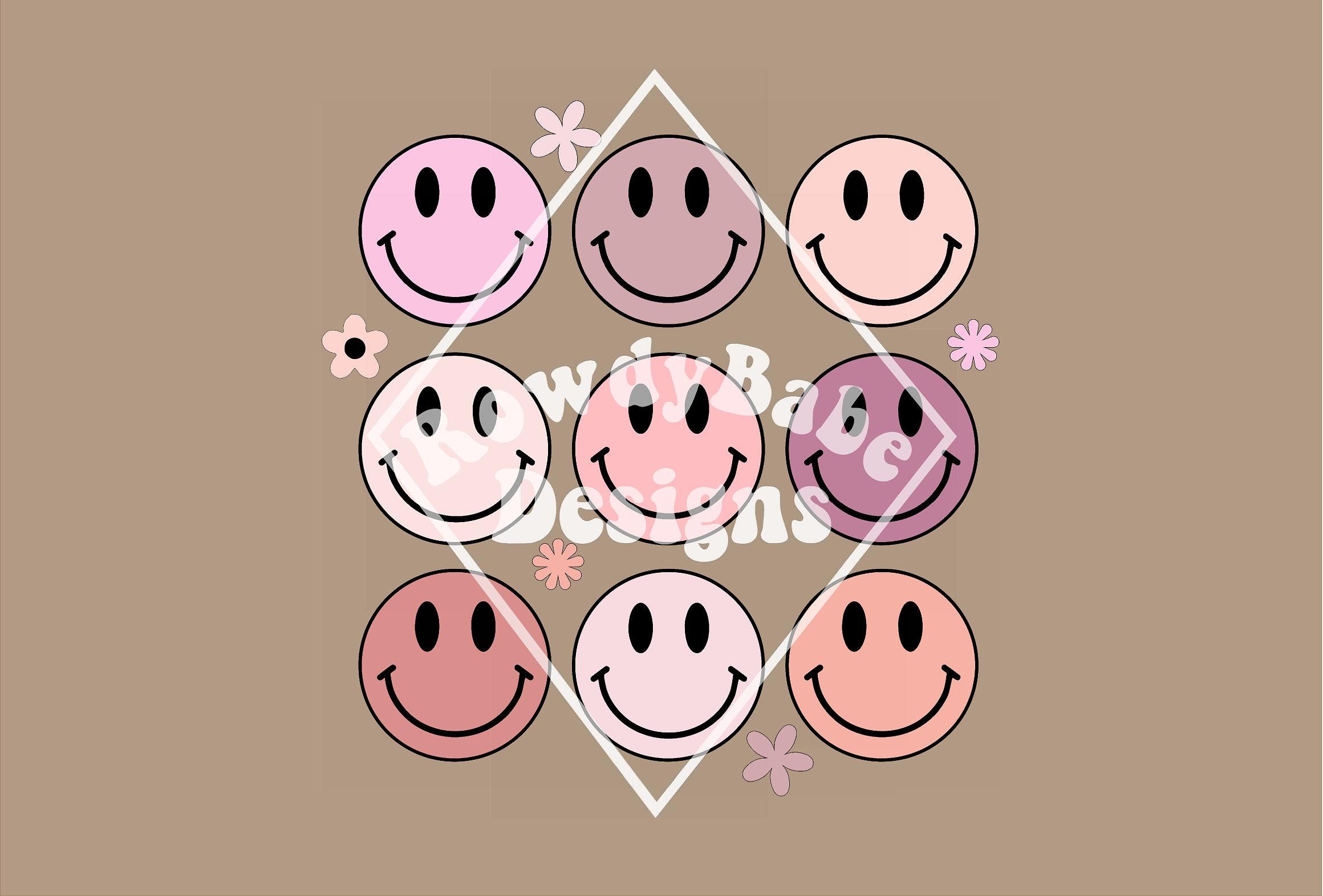 Groovy Smiley's PNG, Sublimation Design Download, Trendy Png, Digital ...