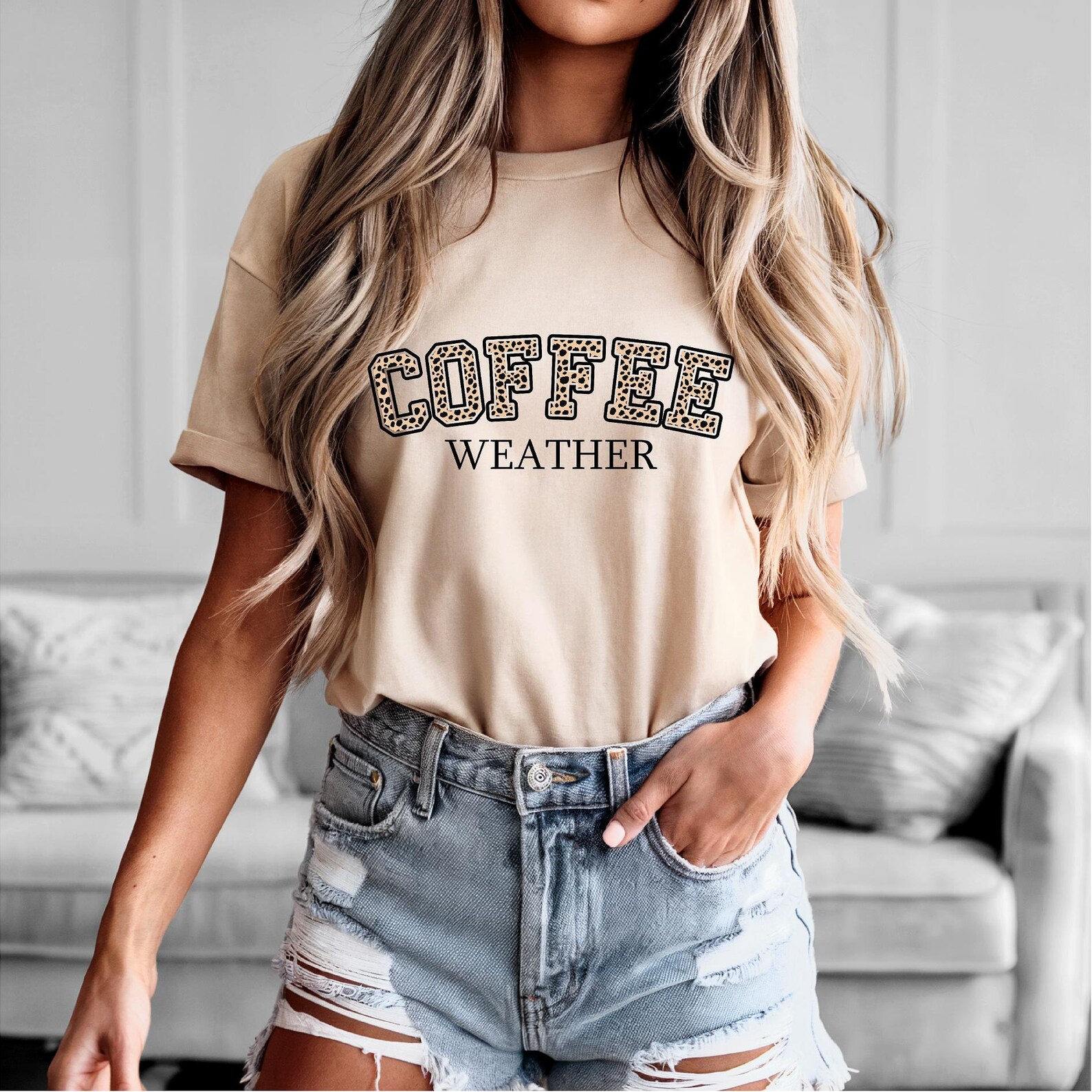 Coffee Weather PNG, Sublimation Design Download, Trendy Png, Digital ...