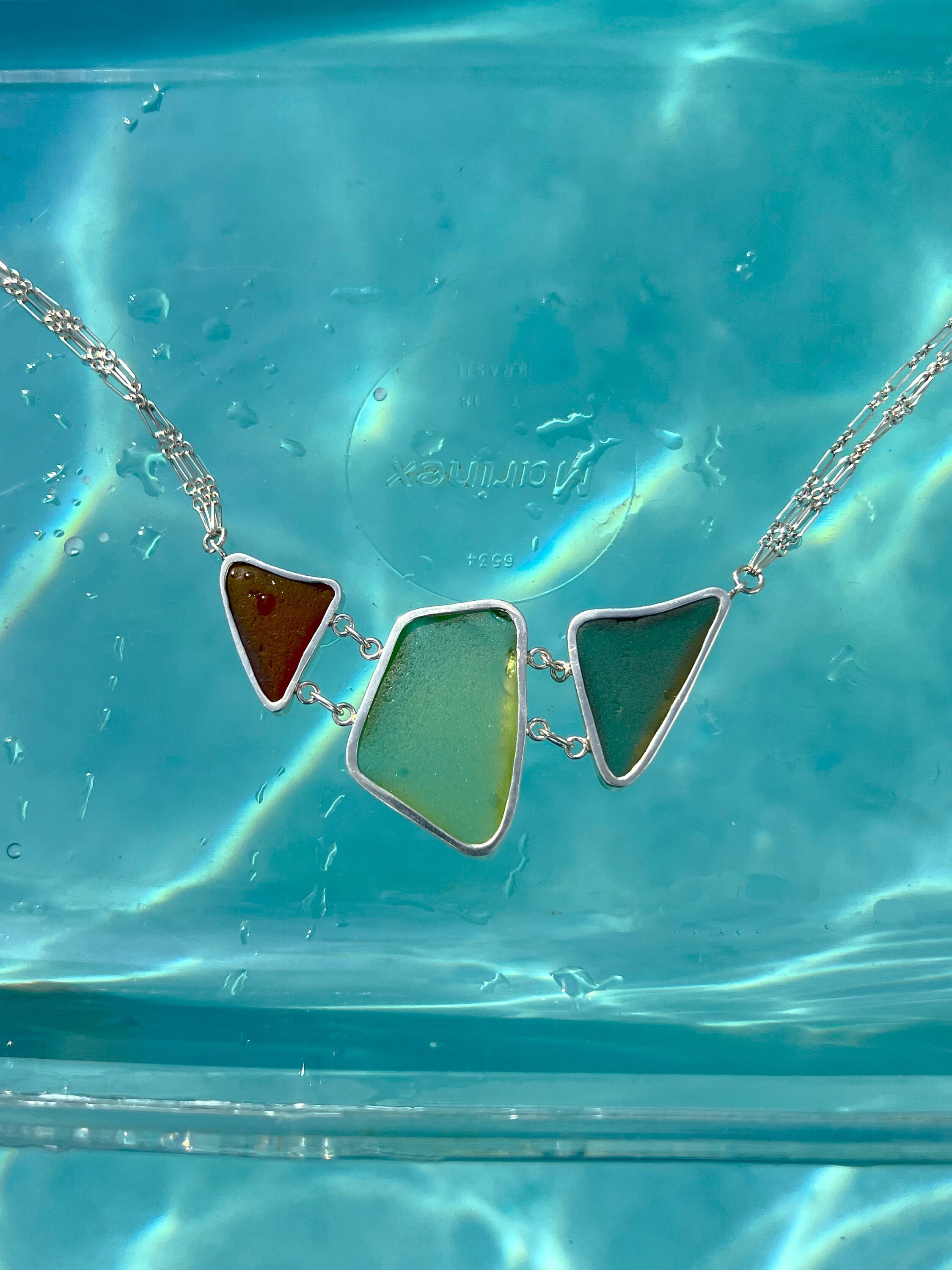 Sea Glass Necklace Sea Glass Pendants Jewelry Genuine Sea Glass Ocean ...