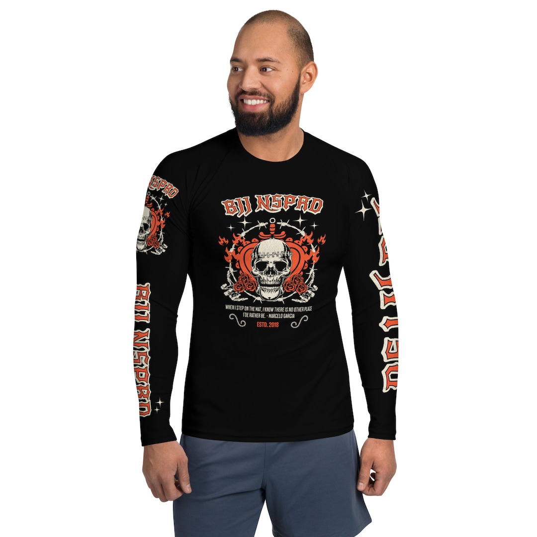 Heavy Metal Jiu Jitsu BJJ Men's Rash Guard - Etsy