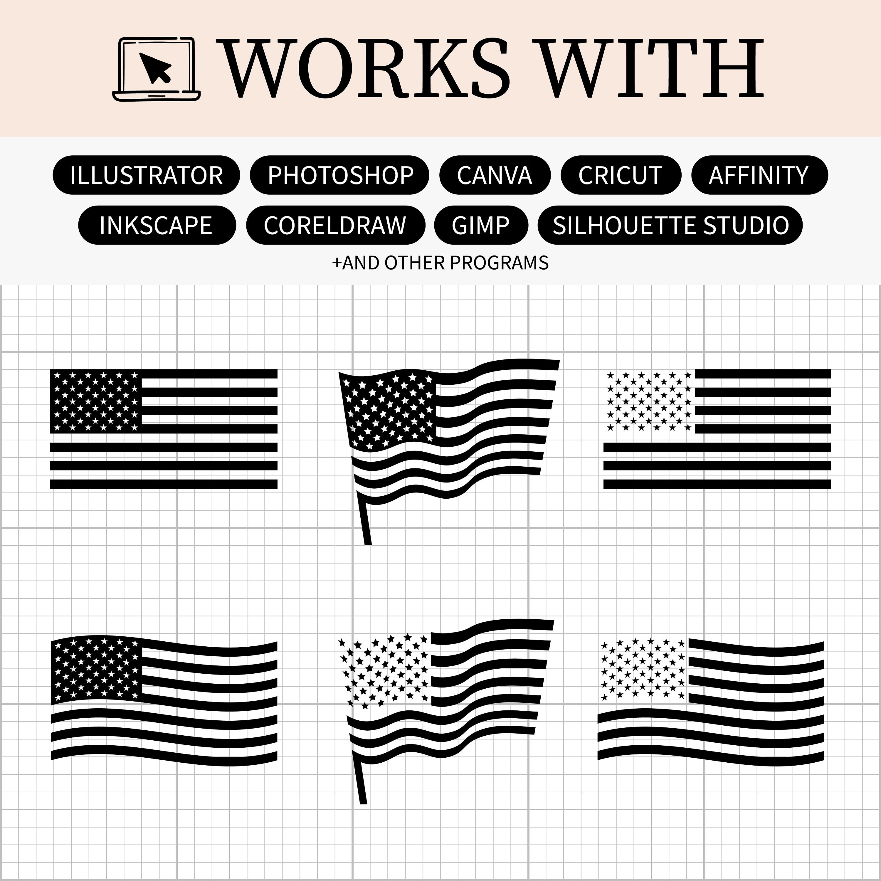 American Flag Svg, USA Flag Svg, USA Flag Cut File, Flag Cricut, 4th of ...