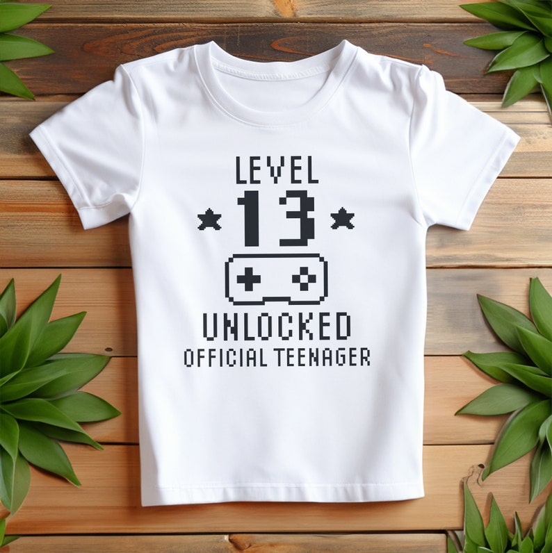Level 13 Unlocked Official Teenager Svg, 13th Birthday Svg, Birthday ...