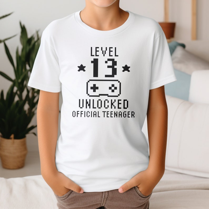 Level 13 Unlocked Official Teenager Svg, 13th Birthday Svg, Birthday ...