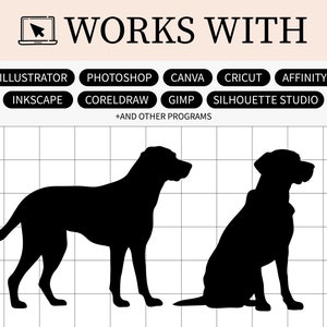 Labrador Bundle Svg, Dog Silhouette, Lab Svg, Dog Clipart, Labrador ...