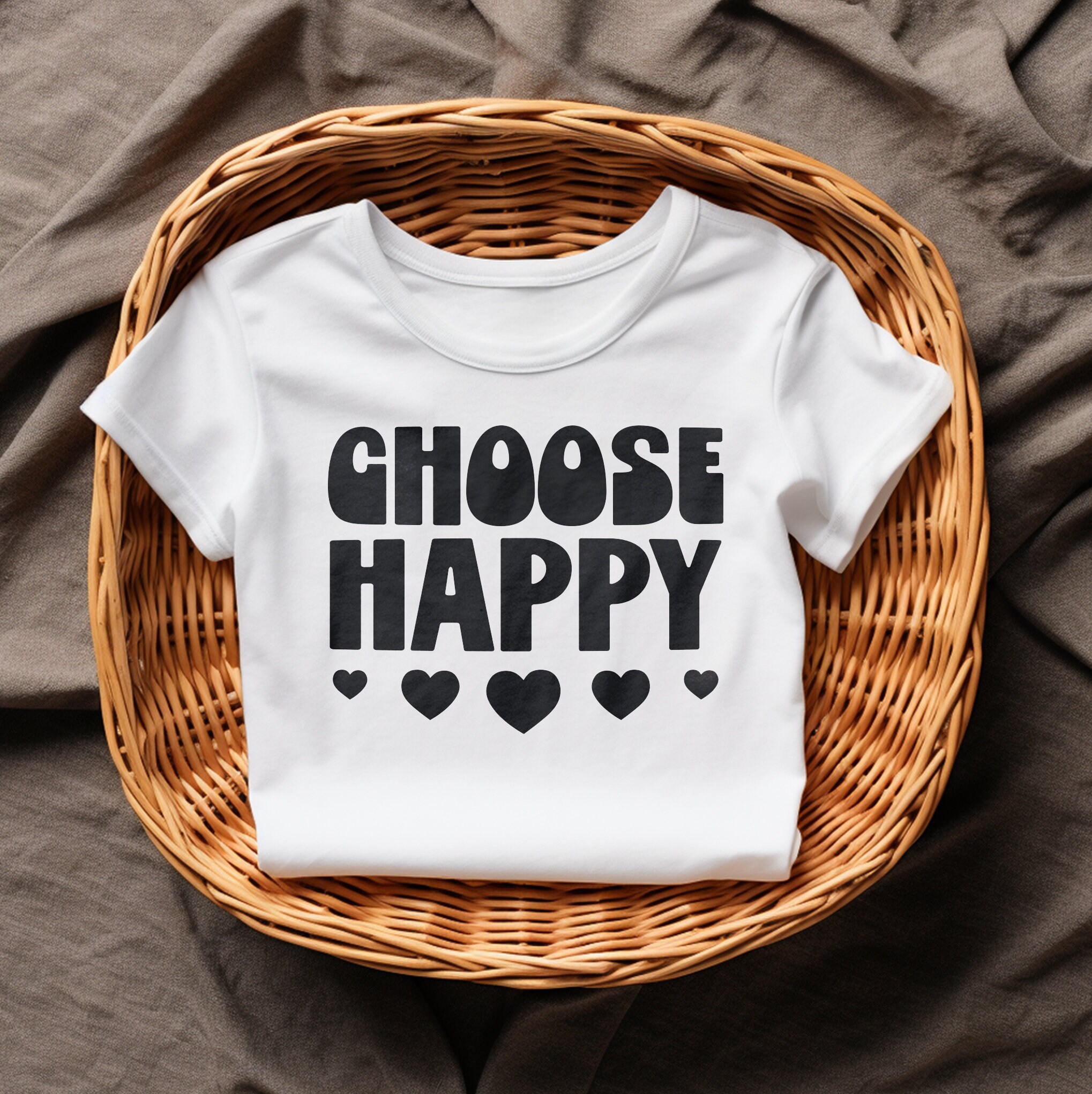 Choose Happy Bundle Svg, Happiness Svg, Inspirational Svg, Be Happy Svg ...