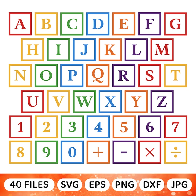 Alphabet Blocks Svg, Number Blocks Svg, Baby ABC Blocks SVG Cut File ...