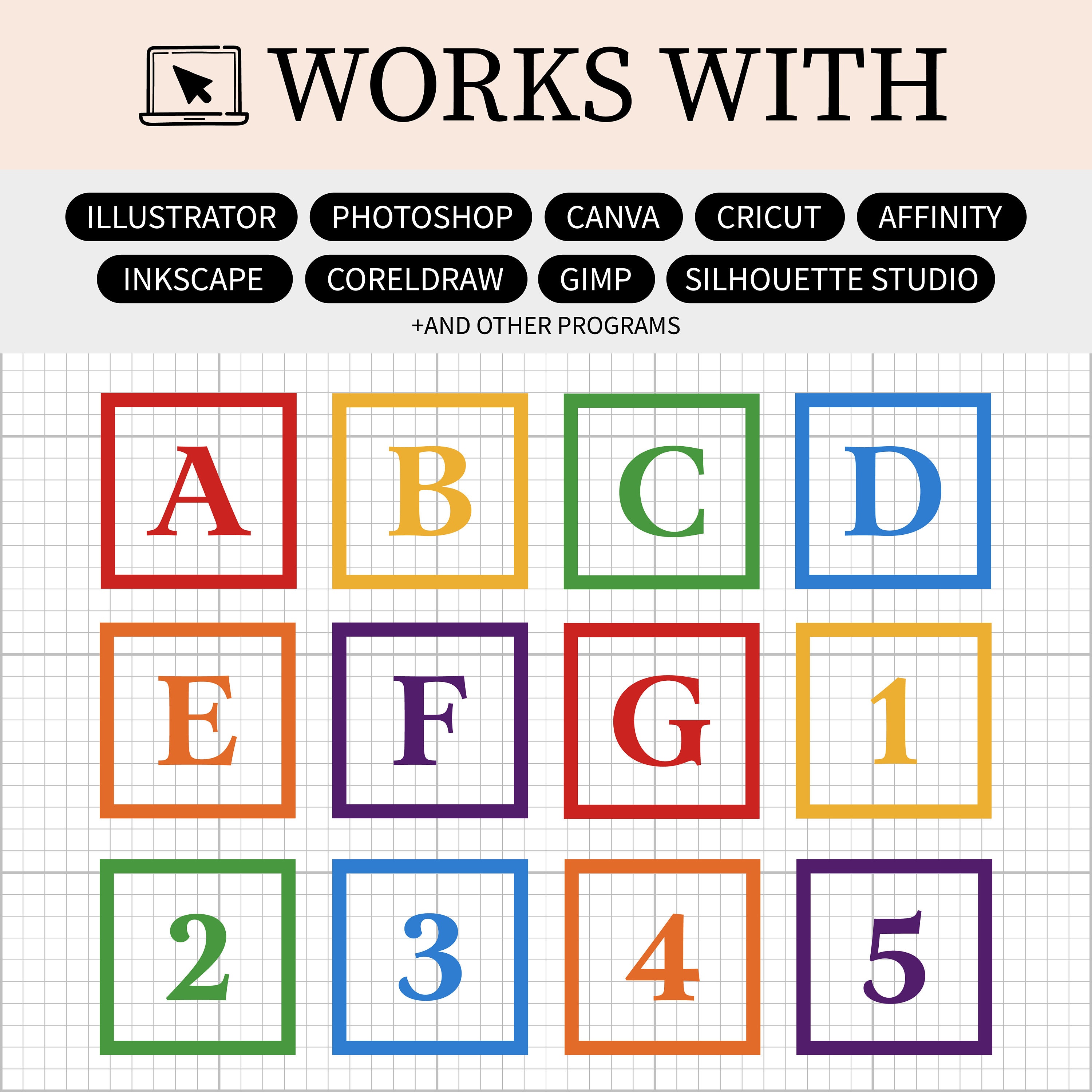 Alphabet Blocks Svg, Number Blocks Svg, Baby ABC Blocks SVG Cut File ...