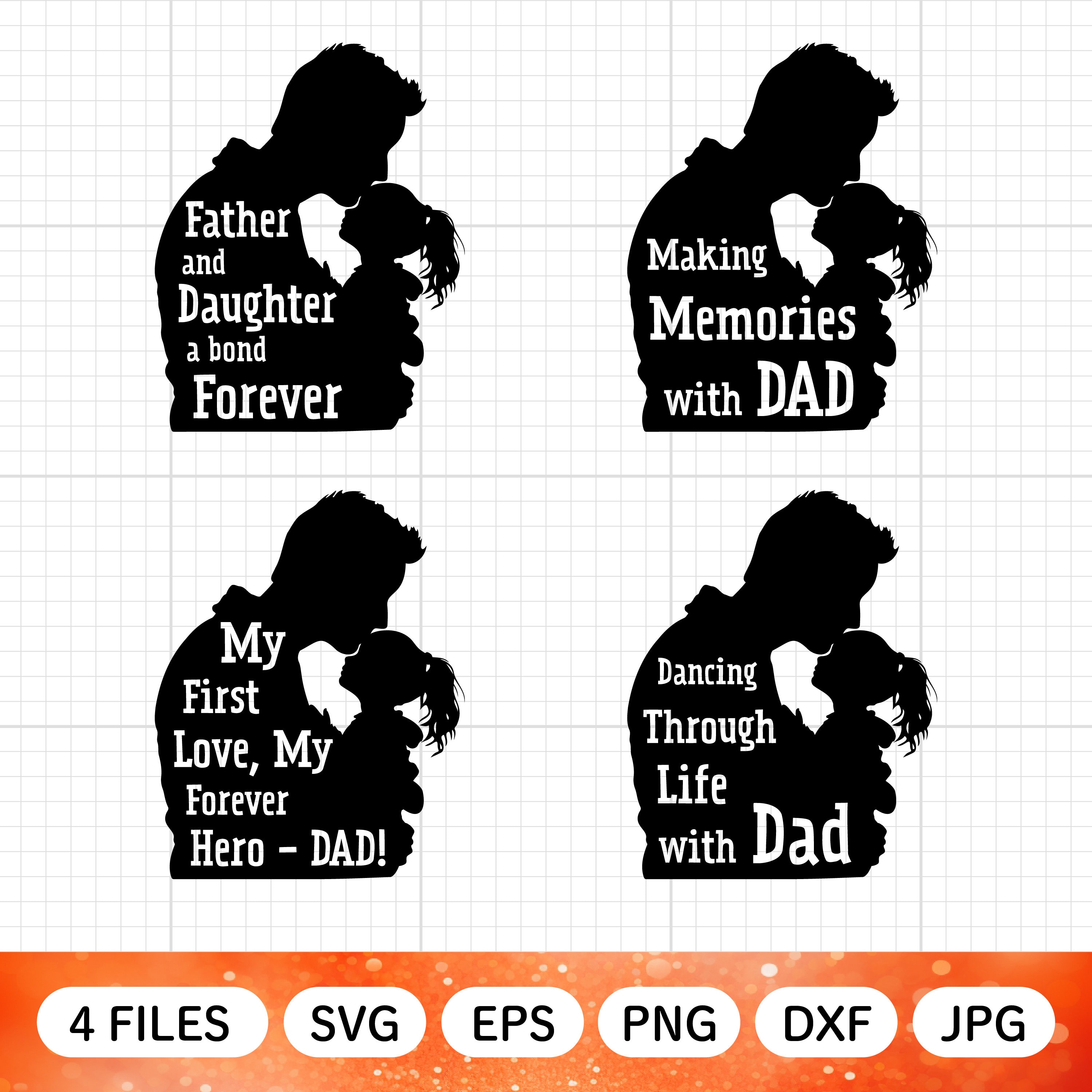 Father Daughter SVG, Dad Quote Svg, Father Daughter Svg, Daddy Svg ...