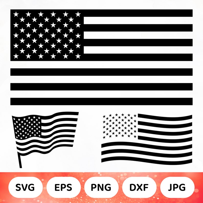 American Flag Svg, USA Flag Svg, USA Flag Cut File, Flag Cricut, 4th of ...
