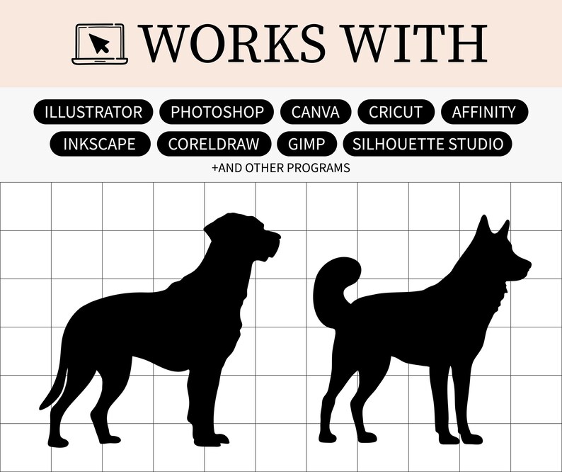 56 Dog Breed Silhouette Bundle, Dog Silhouettes Svg, Dog Breed Svg, Dog ...