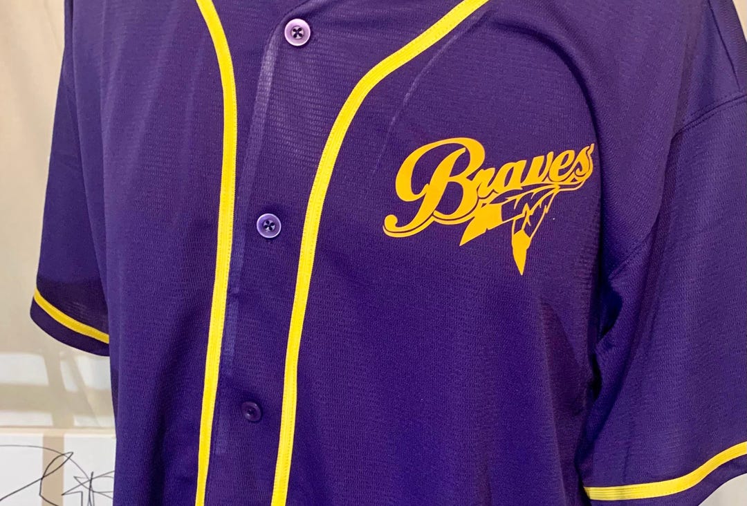 Alcorn State University Braves Baseball Jersey - Etsy