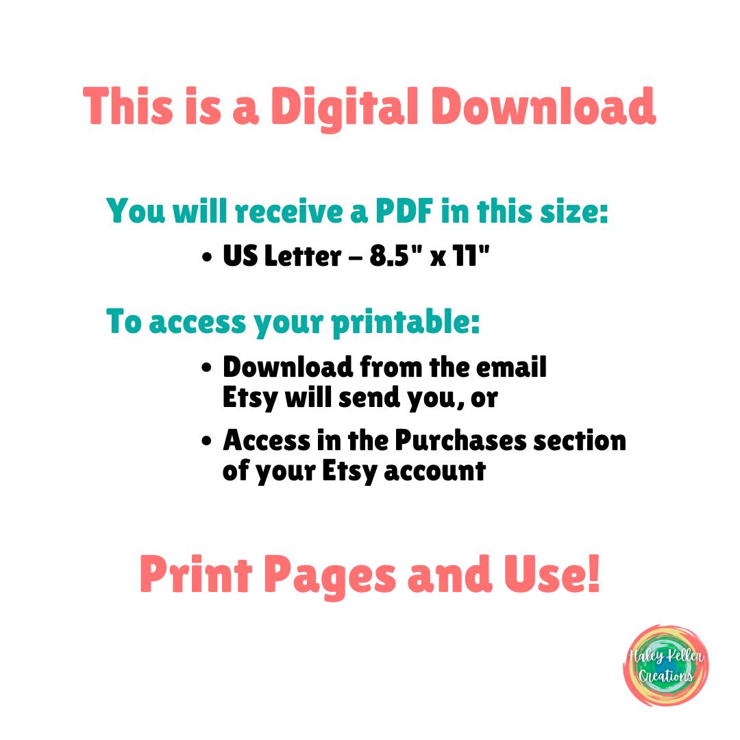 Alphabet Letter Worksheet Letter E Letter of the Day Letter of the Week ...