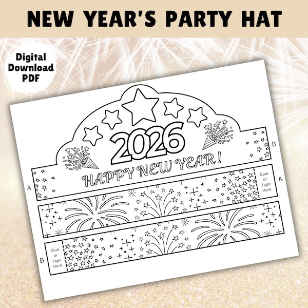 2025 New Year Hats - Etsy