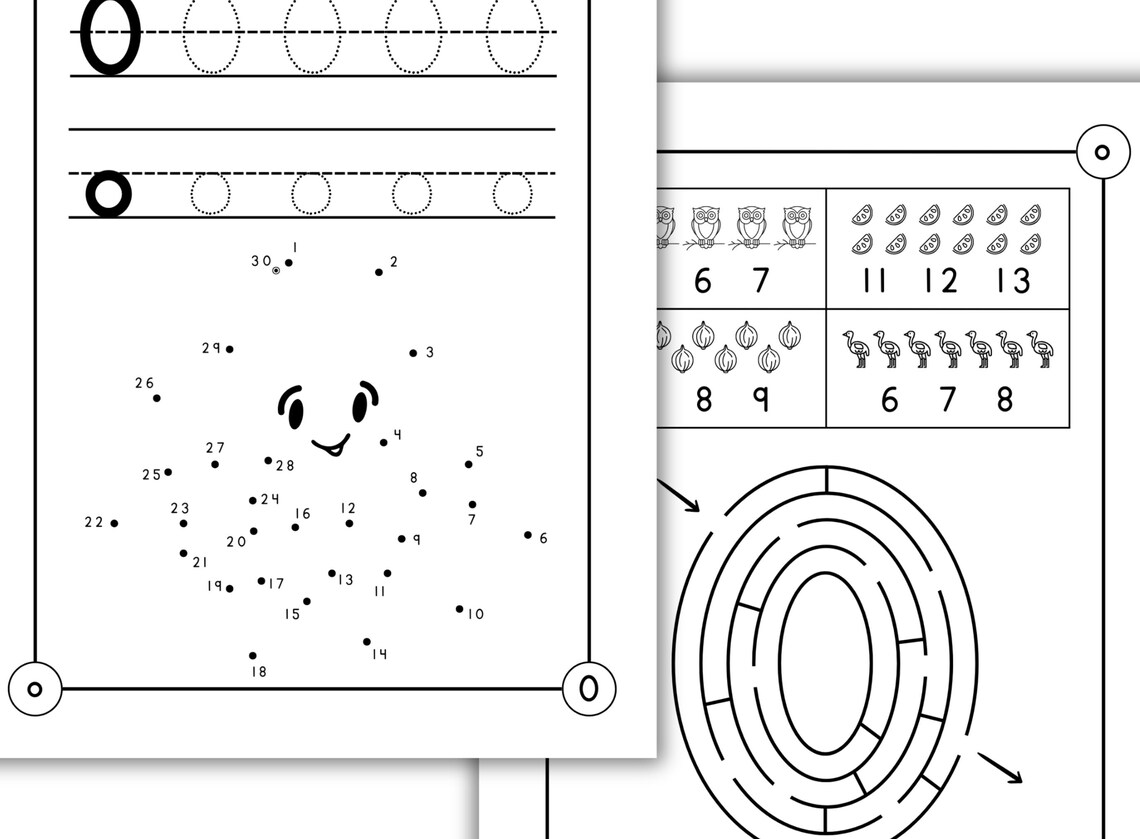 Letter O Activity Sheet, Preschool Alphabet Curriculum Letter of the ...