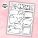 All About My Mom Fill in Template, Mother's Day Activity, Mother's Day ...