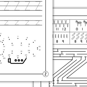 Letter Z Activity Sheet, Preschool Alphabet Curriculum Letter of the ...
