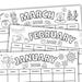 18-month Coloring Calendar Download, 2025-2026 Calendar Printable ...
