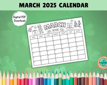 May 2025 Coloring Calendar Printable May Calendar Activity Monthly ...