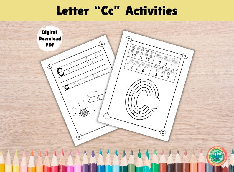 Letter C Activity Sheet, Preschool Curriculum Letter of the Week ...