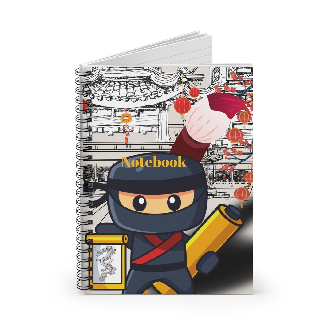 Spiral Notebook Ninja - Etsy