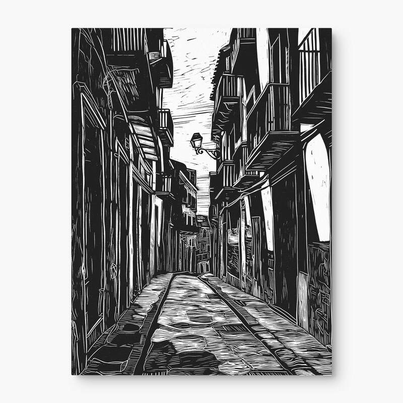 Linocut Art Print - Etsy