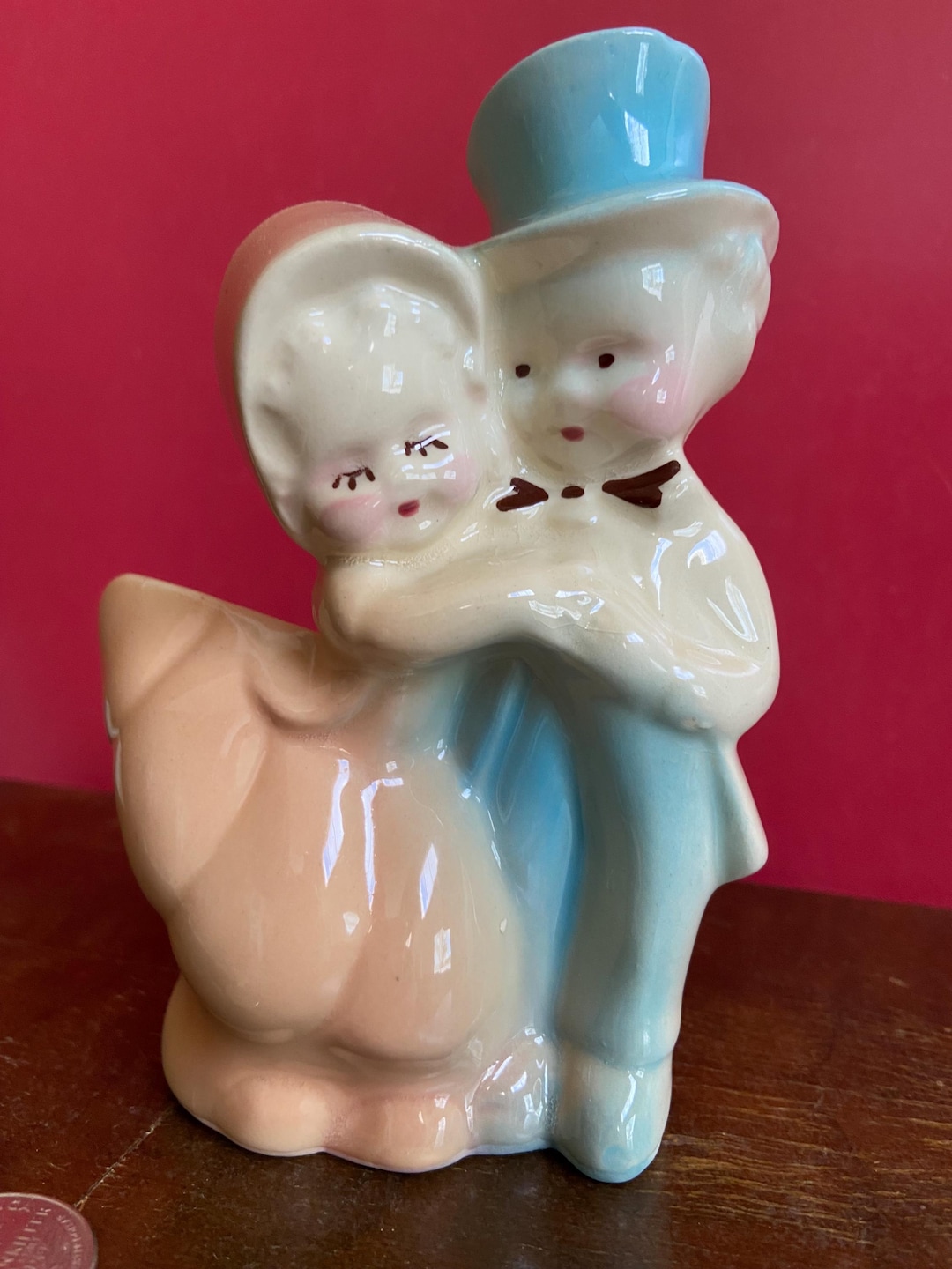 Beautiful Vintage 1940s Shawnee Pottery Boy and Girl Dancing Planter - Etsy