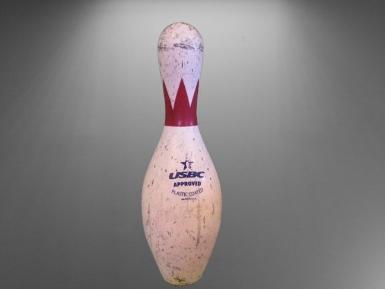 Vintage Bowling Pin - Etsy