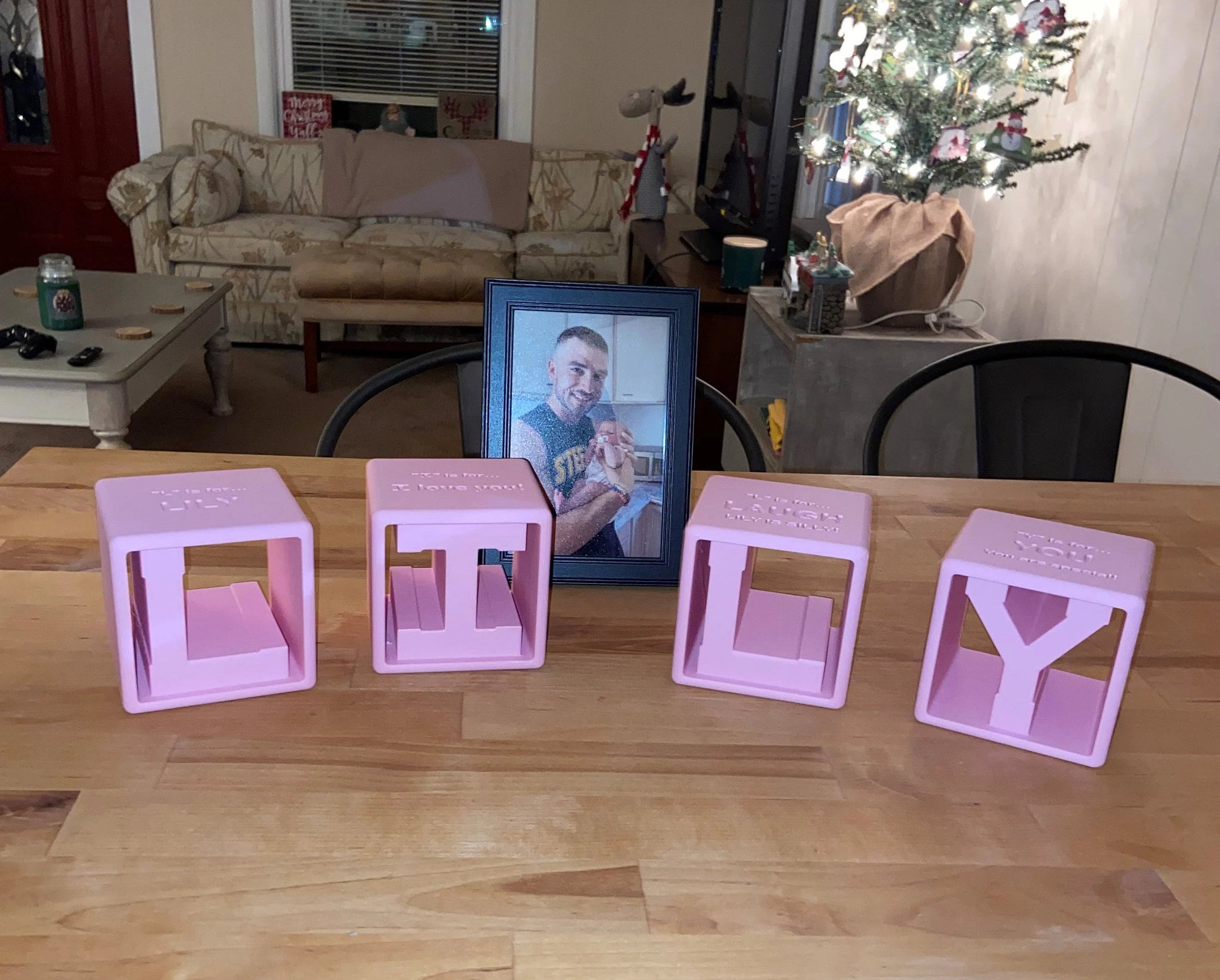 Customizable Letter Blocks Learning Tool for Kids / - Etsy