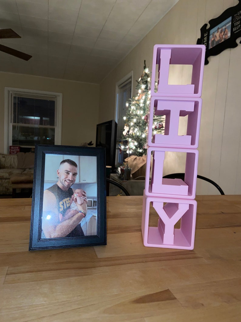 Customizable Letter Blocks Learning Tool for Kids / Decoration for All ...