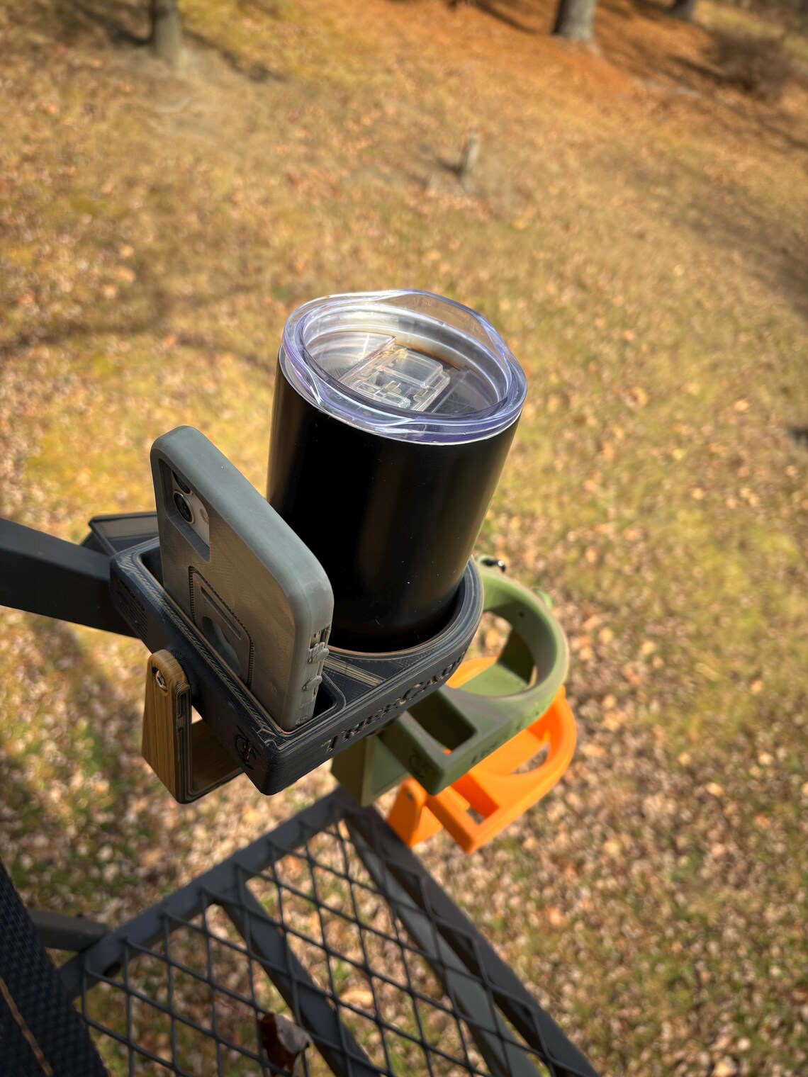 Tree Stand Cup and Phone Holder - Etsy