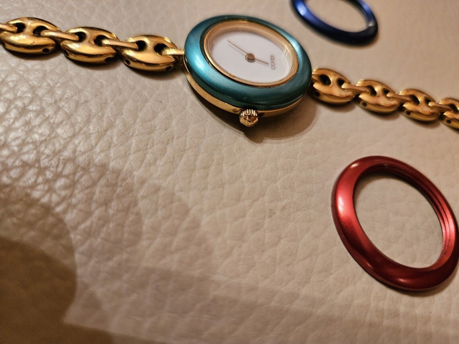 Retro Watch Gucci Changeable Bezel Color Watch 90's Watch - Etsy