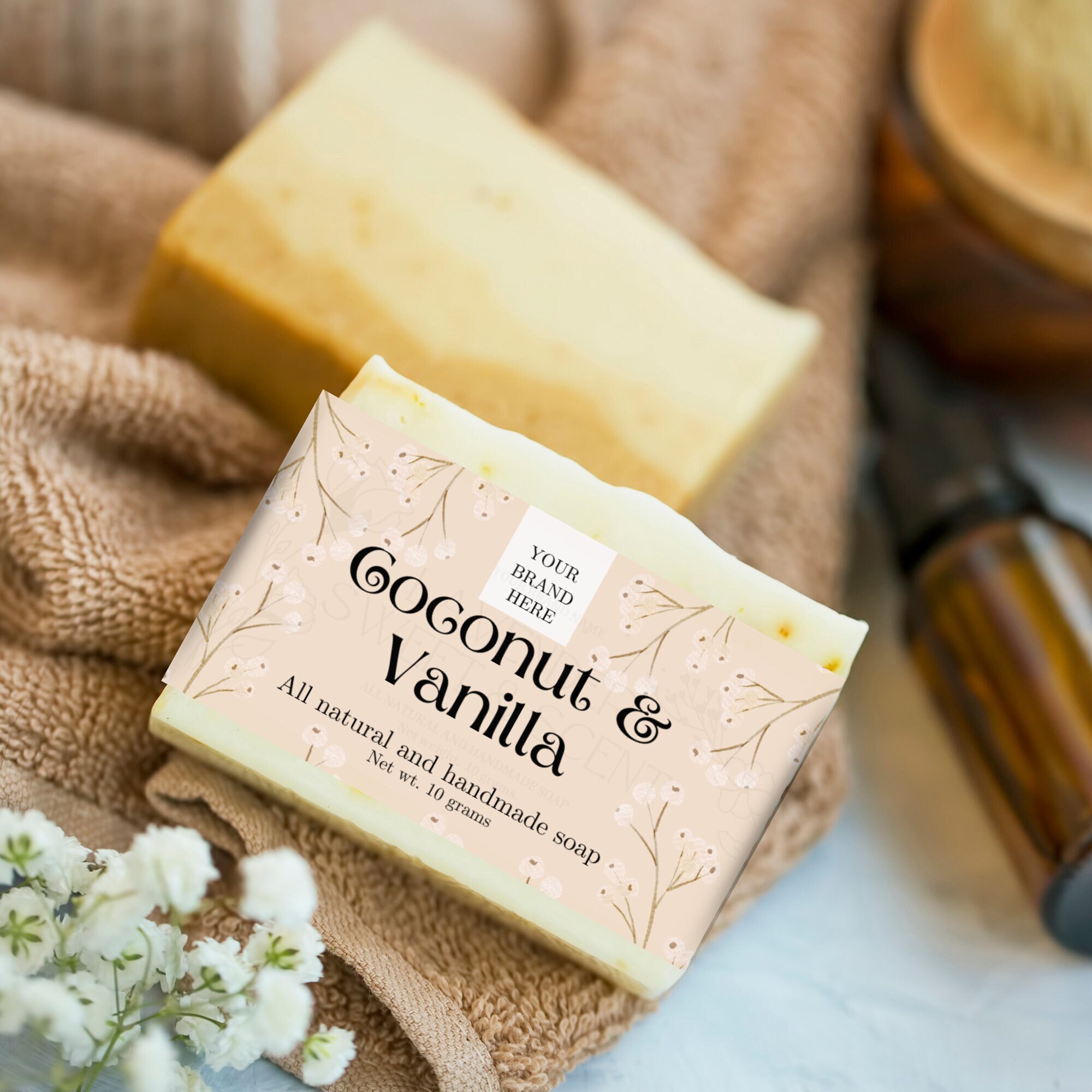 Printable Soap Label, Organic Artisan Soap Label, Custom Soap, Soap ...