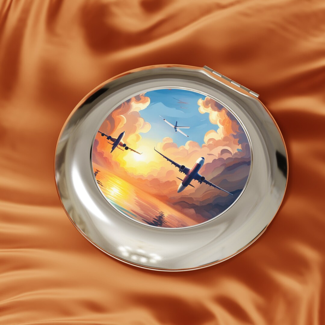 Aviation Travel Mirror - Etsy