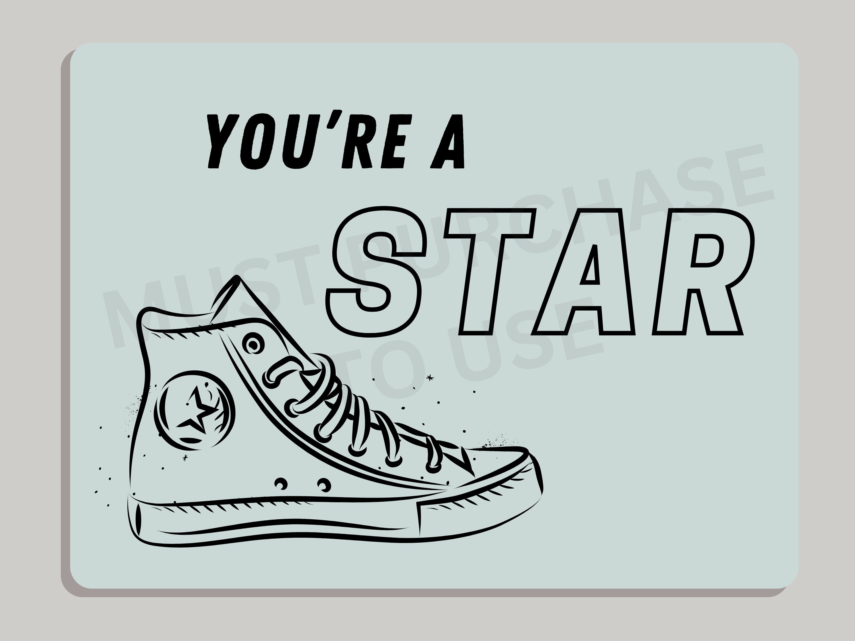 Printable Sneaker Valentine Cards for Kids & Adults Digital Valentines ...