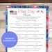 Flag Day Trivia, Educational Printable Game, Revolutionary War Activity ...