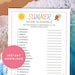 Summer Word Scramble, Work Party Games, Icebreaker, Pool Party, Summer ...