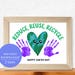 Earth Day Handprint Art, Handprint Craft Keepsake, Earth Day Handprint ...