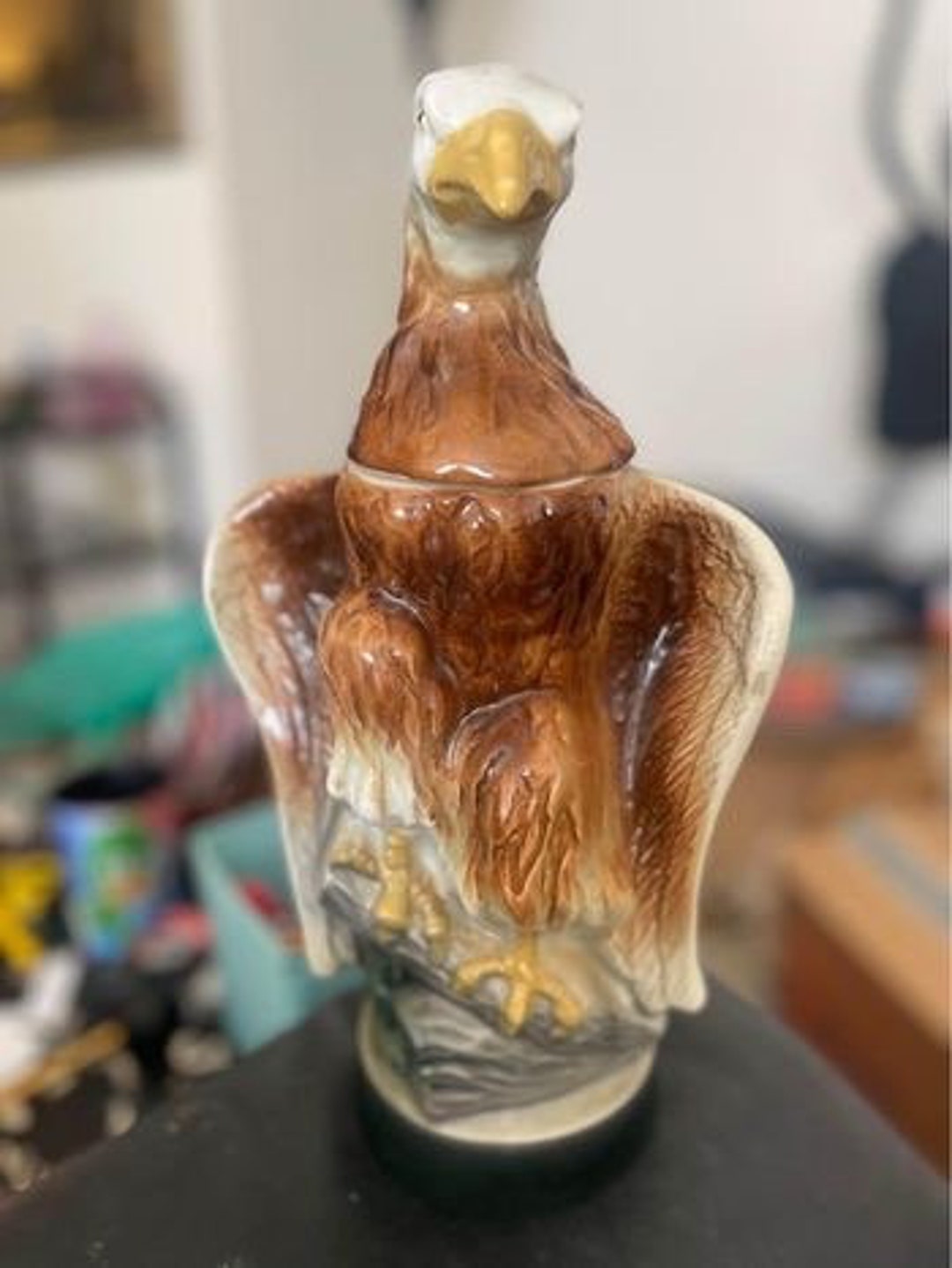 Vintage Jim Bean EAGLE Decanter - Etsy