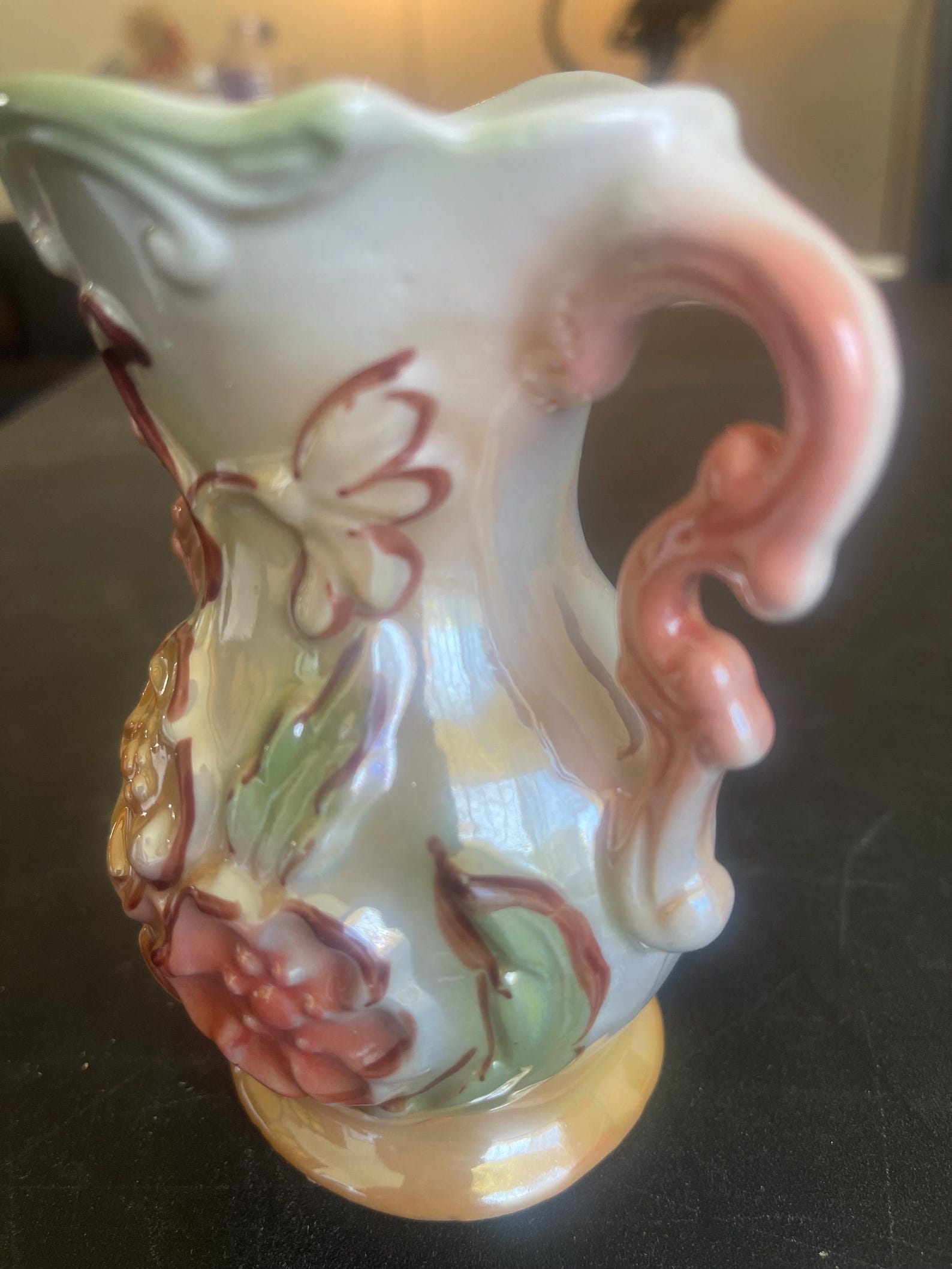 Vintage Lusterware Vase From Brazil - Etsy