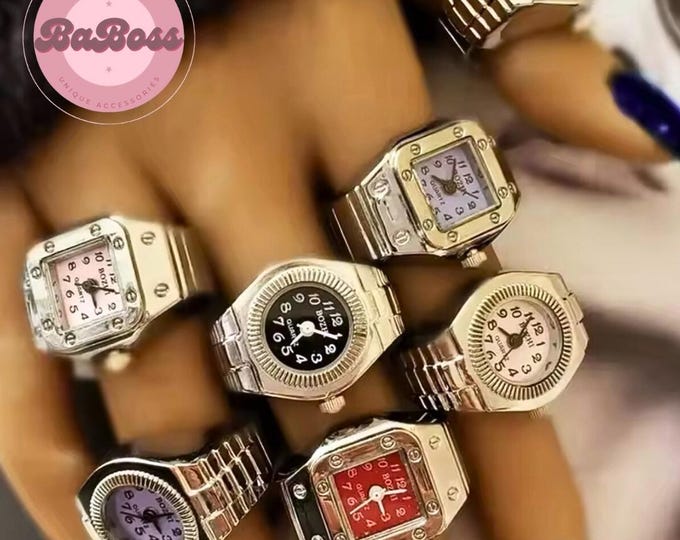 Colorful Circle Ring Watches - Etsy