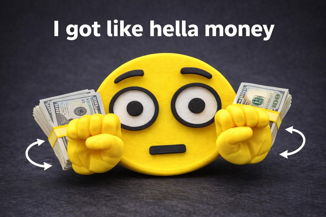 Hella Money Meme Emoji Desk Toy – Funny Fidget Desk Decor - Etsy
