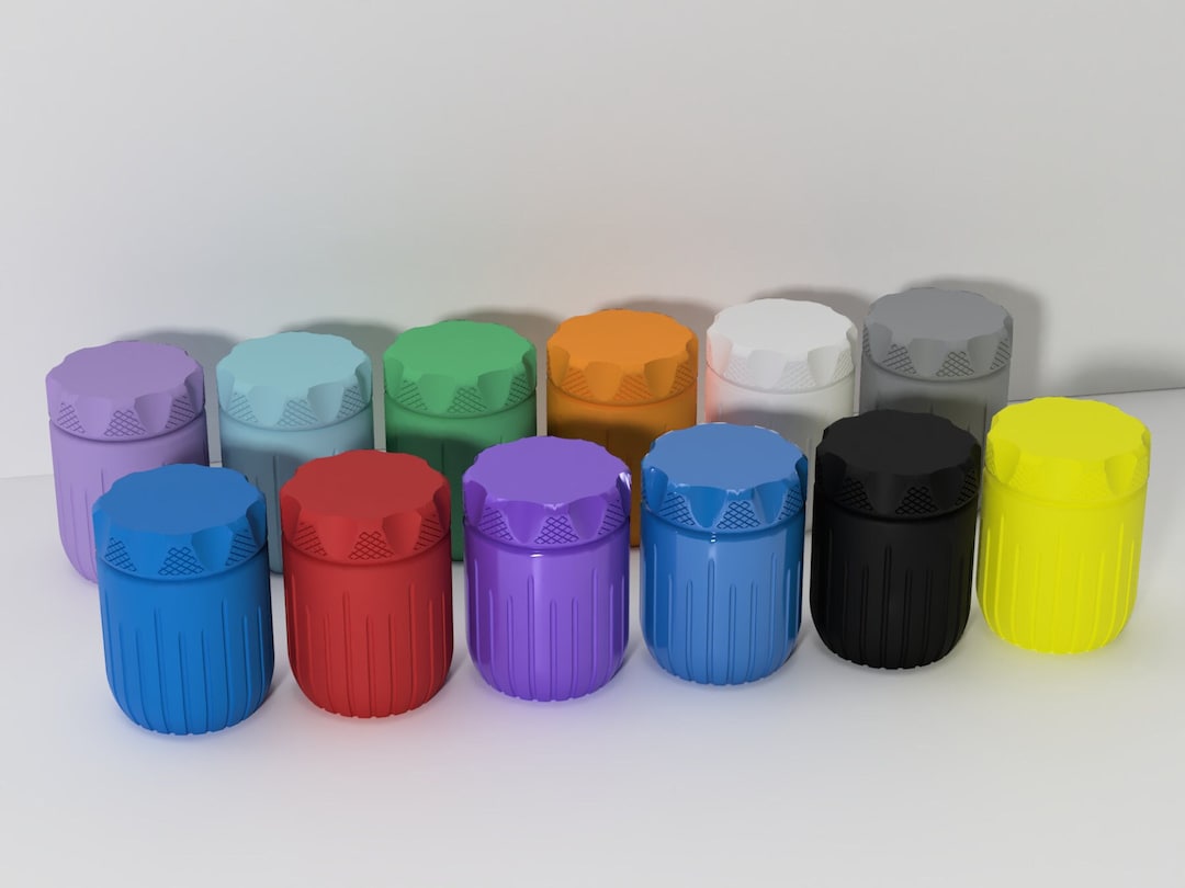 Customizable Pill Bottles - Compact & Secure Travel Medicine Containers ...