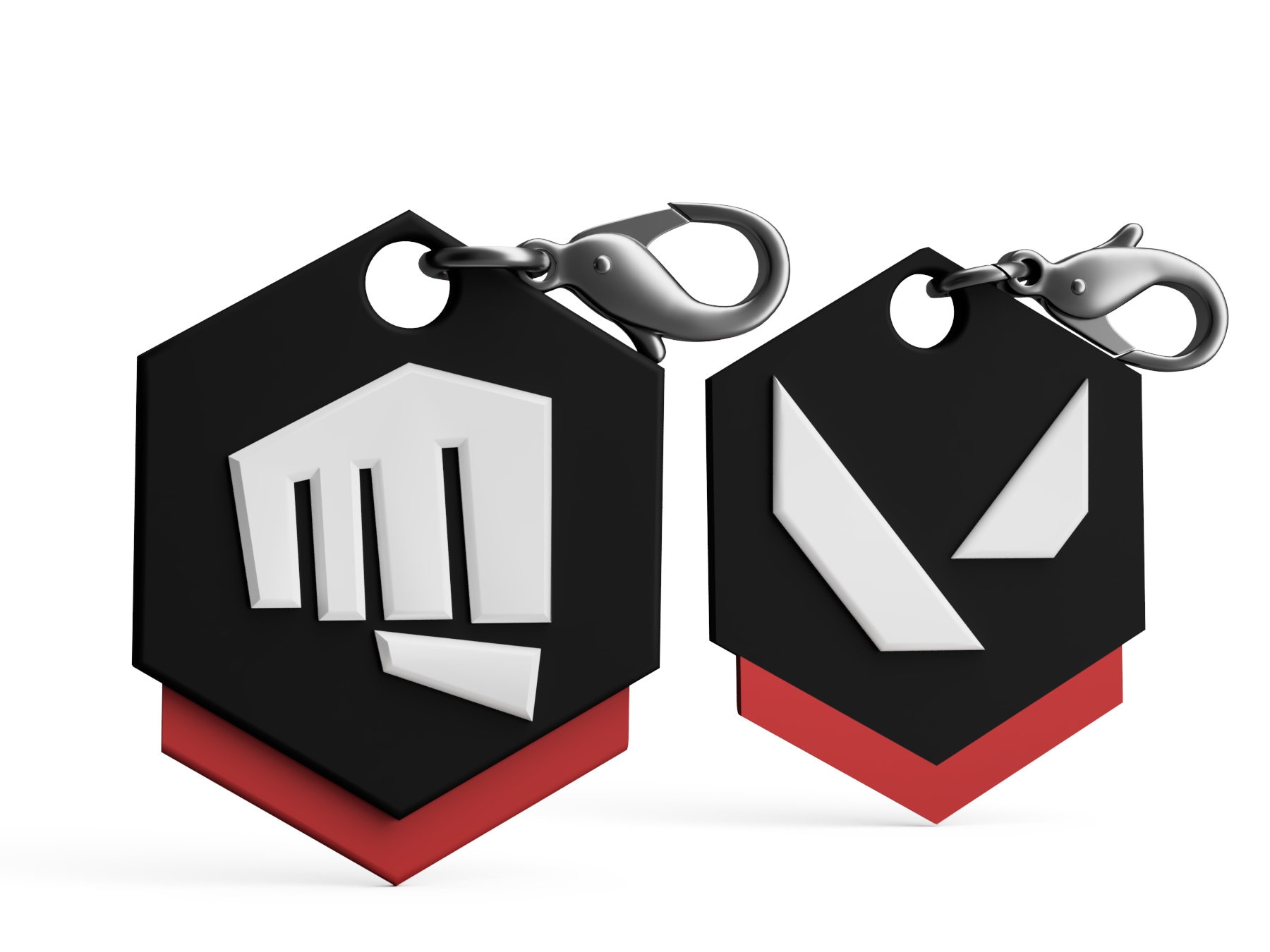 Valorant Gun Buddy Keychain 3D Printed Charm With Metal Clasp, 1.5 X 1. ...