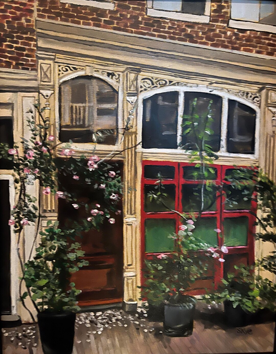 The Red Door (print) - Etsy