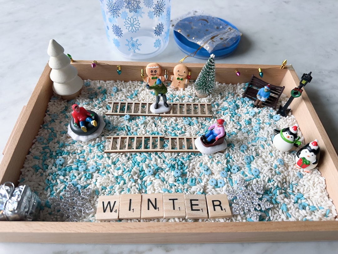 Winter Wonderland Sensory Play Kit - Etsy